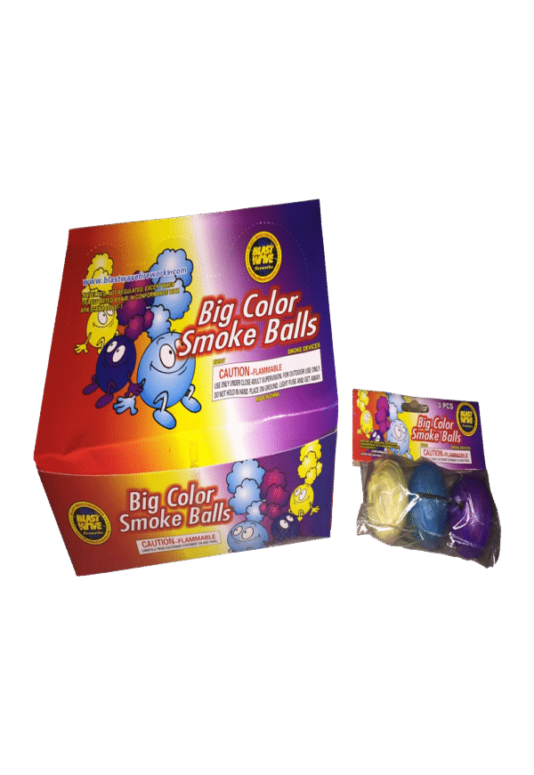 Big Color Smoke Balls - Fireworks World